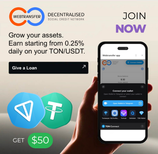 WEBTRANSFER – Decentralized Social Credit Network